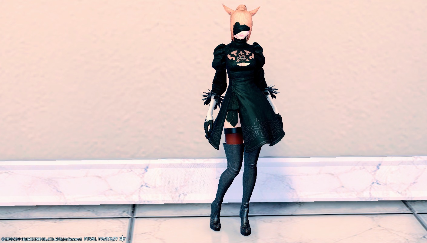 【FF14】二号B型装備 : ニーアコラボ2B装備｜FF14ブログりおの桜庵