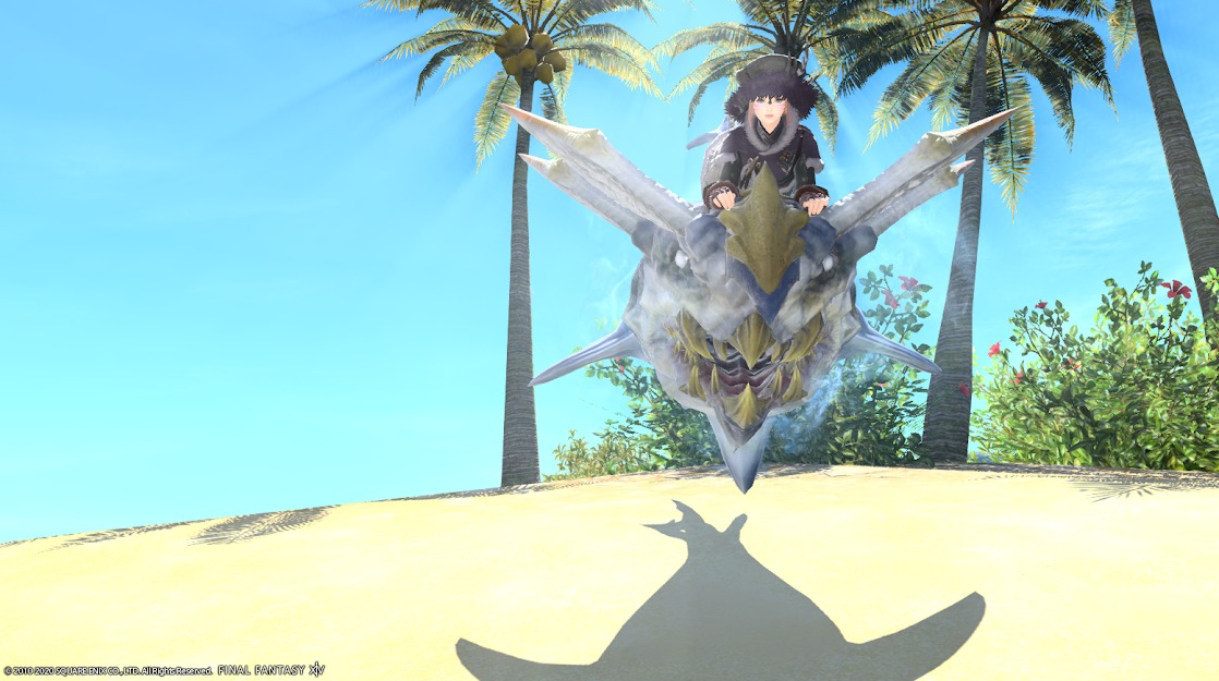 【FF14】ヒボドゥス【サメマウント : オーシャンフィッシング】｜FF14ブログりおの桜庵