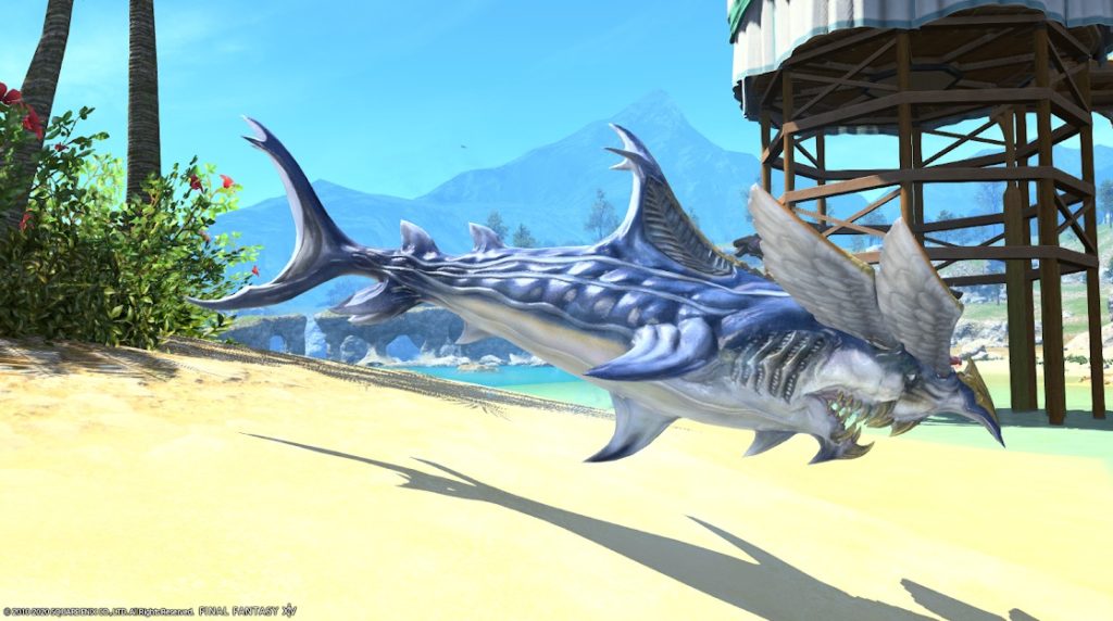 【FF14】ヒボドゥス【サメマウント : オーシャンフィッシング】｜FF14ブログりおの桜庵