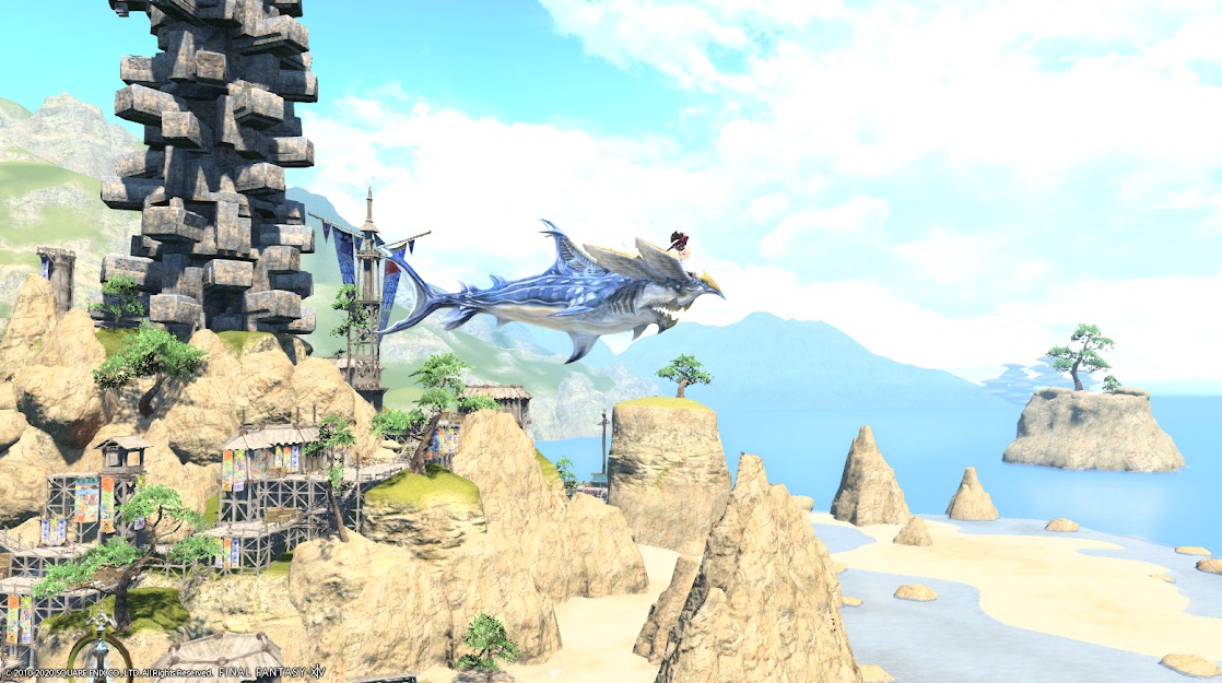 【FF14】ヒボドゥス【サメマウント : オーシャンフィッシング】｜FF14ブログりおの桜庵