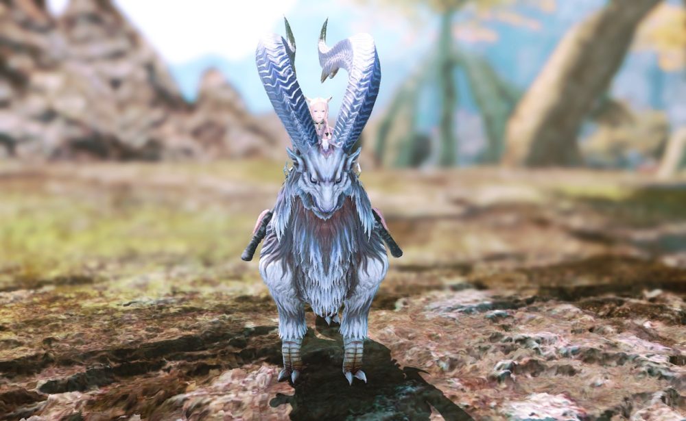 【FF14】マウント「メガロトラグス」見た目・入手方法｜FF14ブログりおの桜庵